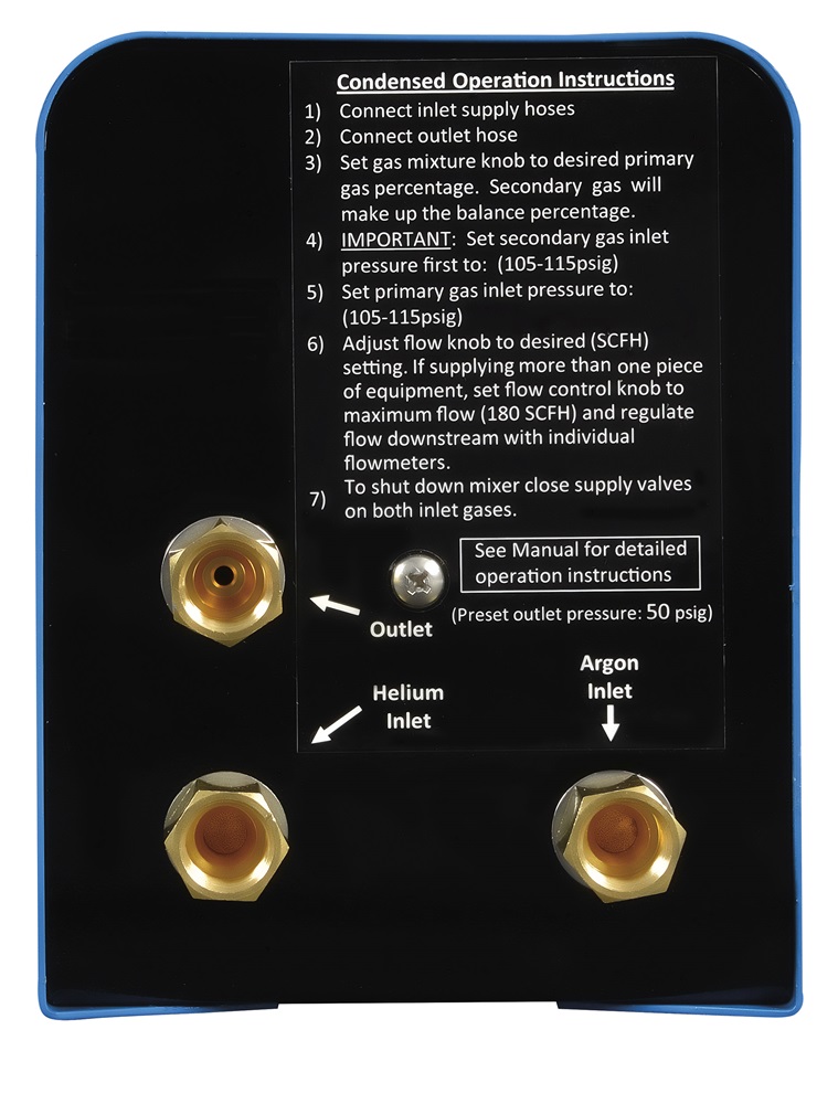 Proportional two-gas mixer, Argon/Helium | MillerWelds